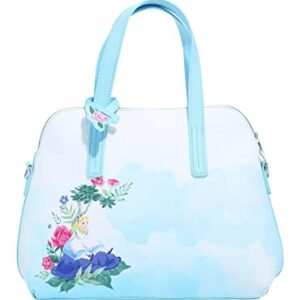 Loungefly Disney Alice In Wonderland Floral Watercolor Satchel Bag