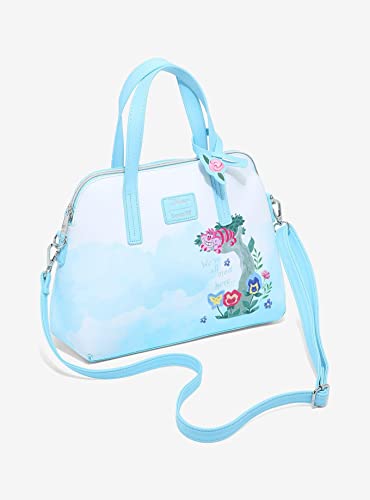 Loungefly Disney Alice In Wonderland Floral Watercolor Satchel Bag