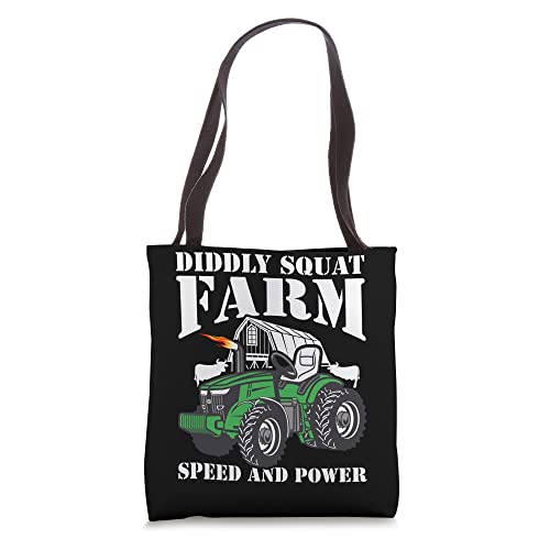 Diddly Squat Farm Speed And Power Farms Tractors Farming Tote Bag