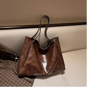 materasu Large Leather Purses and Handbags for Women Top Handle Shoulder Satchel Hobo Bags