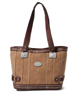 b.o.c. windmore tote saddle/chocolate one size