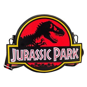 loungefly jurassic park logo crossbody bag