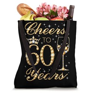 Cheers to 60 Years, 60th Queen's Birthday, 60 Years Old Tote Bag