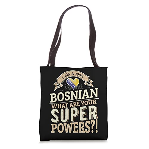 Bosnia & Herzegovina Flag Souvenirs for Bosnians Men & Women Tote Bag