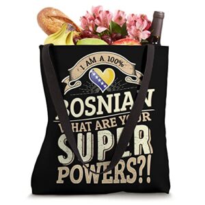 Bosnia & Herzegovina Flag Souvenirs for Bosnians Men & Women Tote Bag