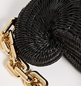 Poolside Bags Women's Anna Conch Clutch, Black, One Size