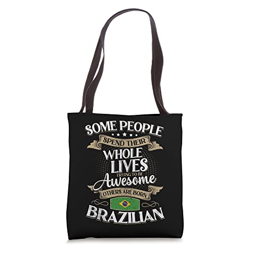 Brazil Flag Souvenirs for Brazilians Men & Women Tote Bag