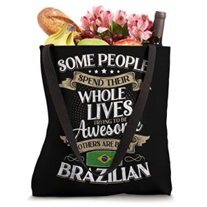 Brazil Flag Souvenirs for Brazilians Men & Women Tote Bag