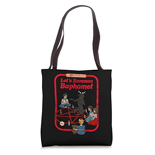 Let's summon Baphomet Vintage Childgame Horror Goth Punk Tote Bag