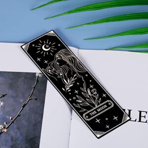 Christmas Gifts for Women Men Stocking Stuffers Tarot The Moon Bookmark Book Lovers Birthday Gifts for Bookmarks for Friend Bookish Female Gifts for Kids Teenage Girls Mom Daughter Her Gift