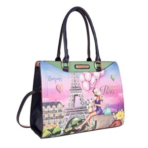 Nicole Lee ROMANCE IN PARIS 3 PIECE SET (Satchel, Crossbody, Wallet)