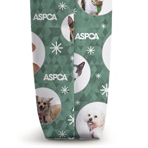 ASPCA Green Snowflake Tote Bag