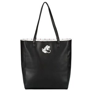 disney minnie mouse faux suede tote bag