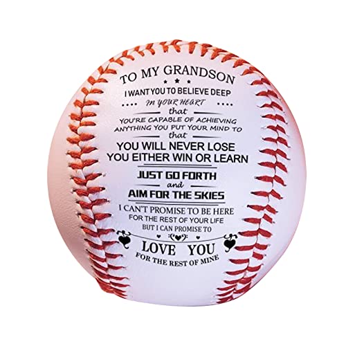 LEMONONSTORE You Will Never Lose,Love You Baseball Gift for Boys, Kids, and Baseball Fans (to My Grandson)