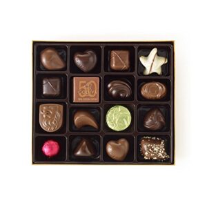 Godiva Chocolatier Red Ribbon Gold Ballotin Assorted Gourmet Chocolates 19 Count Gift Box, Great for Gifting