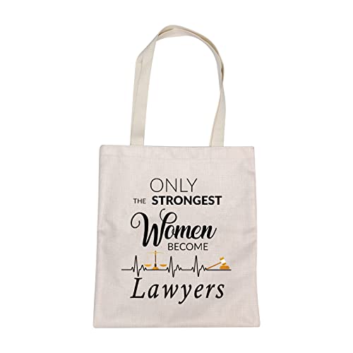 MBMSO Lawyer Tote Bag Attorney Gifts Lawyer Handbag Law Student Gifts only the Strongest Women Become Lawyers Shoulder Bag (Lawyer Tote Bag)