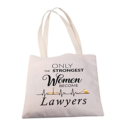 MBMSO Lawyer Tote Bag Attorney Gifts Lawyer Handbag Law Student Gifts only the Strongest Women Become Lawyers Shoulder Bag (Lawyer Tote Bag)