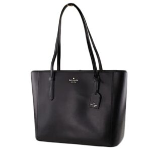 kate spade new york schuyler medium leather tote shoulder bag in black