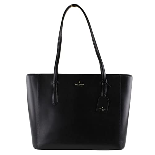 Kate Spade New York Schuyler Medium Leather Tote Shoulder Bag In Black