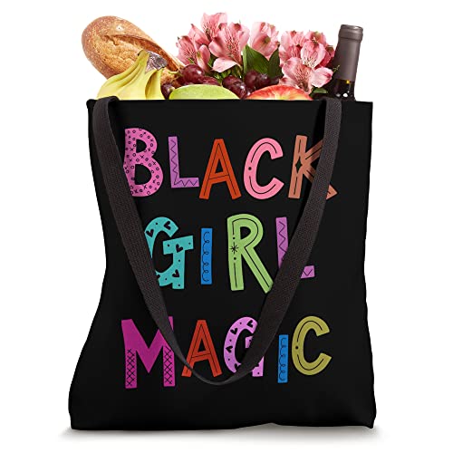 Black Girl Magic African American Girls Kids Womens Tote Bag