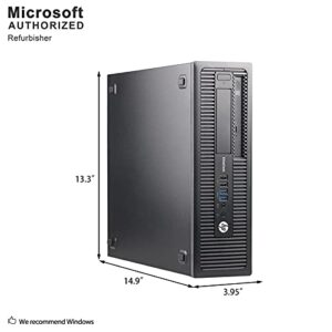 HP EliteDesk 800 G1 Desktop, Intel Core i7 4770 3.4Ghz, 32GB DDR3 RAM, 1TB SSD Hard Drive, USB 3.0, DVDRW, Windows 10 Pro (Renewed)