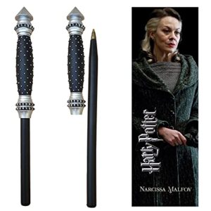 The Noble Collection Harry Potter Narcissa Wand Pen and Bookmark.