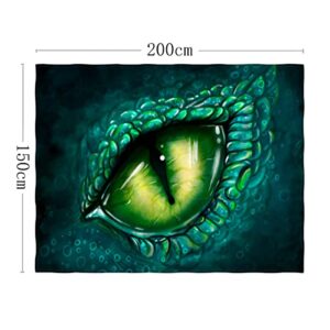 Eye of Dragon Super Soft Throw Blanket Warm & Soft Lightweight Blanket Throw Size 60"x80" for All Seasons