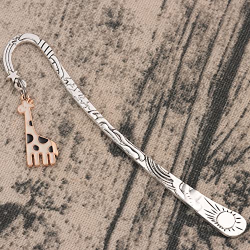 Giraffe Jewelry for Women Girls Set Bookmarker Girrafe Birthday Things Girrafe Cute Giraffe Bookmark