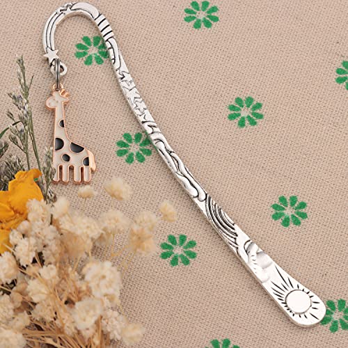 Giraffe Jewelry for Women Girls Set Bookmarker Girrafe Birthday Things Girrafe Cute Giraffe Bookmark