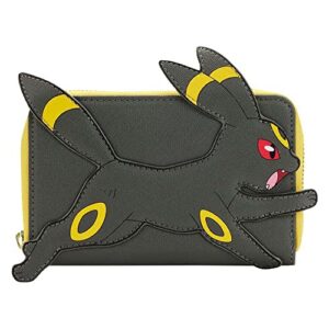 loungefly pokemon umbreon zip around faux leather wallet pokemon one size