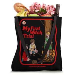 My First Witch Trial Vintage Childgame Horror Goth Punk Tote Bag