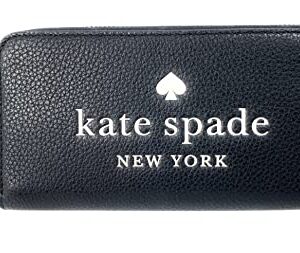 Kate Spade New York Ella Pebbled Leather Large Continental Wallet (Black)