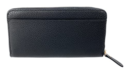 Kate Spade New York Ella Pebbled Leather Large Continental Wallet (Black)