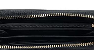 Kate Spade New York Ella Pebbled Leather Large Continental Wallet (Black)