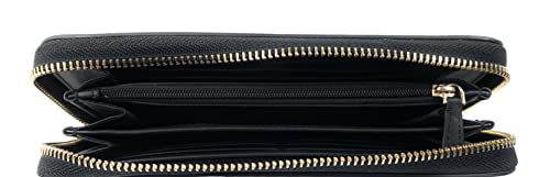 Kate Spade New York Ella Pebbled Leather Large Continental Wallet (Black)