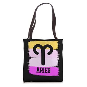 womens aries birthday queen march born april princess cute tote bag