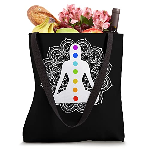 Chakra Mandala - Chakra Points Meditation Chakra Balance Tote Bag