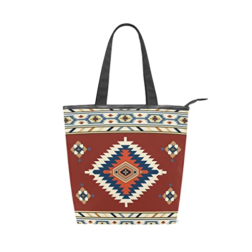 Aztec Tote Western Bags for Women Southwest Native American Purses and Handbags One Size