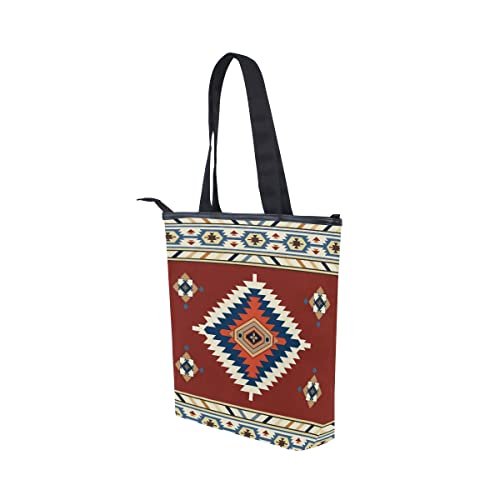 Aztec Tote Western Bags for Women Southwest Native American Purses and Handbags One Size