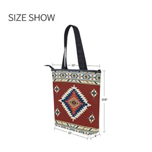 Aztec Tote Western Bags for Women Southwest Native American Purses and Handbags One Size