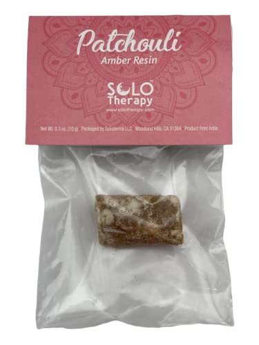 Patchouli Amber 10 Grams, Premium Quality, Solid Patchouli for Meditation, Purification, Luck and Love (Patchouli Amber)