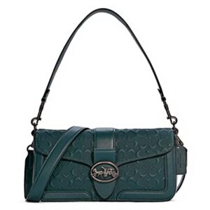 Coach Women's Georgie Shoulder Bag (QB/Forest)