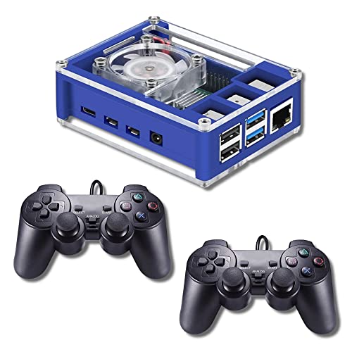 RetroGamingHaven 2022 Ultimate Retropie Raspberry Pi 4 Retro Game Console - 256GB Complete Build 50+ Consoles - 100,000 + Games Kit