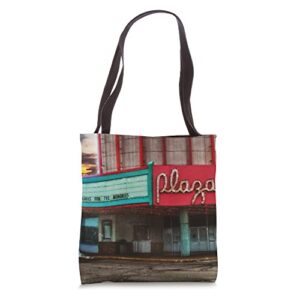 project algerine show logo plaza theater tote bag