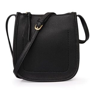 Small Crossbody Shoulder Bag for Women Lightweight Bucket Bag Classic Mini Shoulder Purse Stylish Designer Shoulder Bags,MWC-077BK