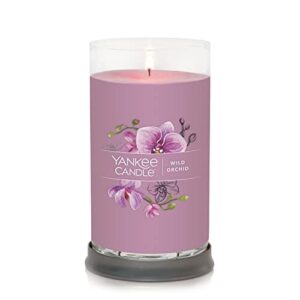 Yankee Candle Wild Orchid Signature Medium Pillar Candle, 14.25oz