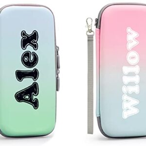 Pink Carry Case Made For Nintendo Switch/Switch OLED Console Custom Name Case with 10 Games Cartridges Travel Case NC7