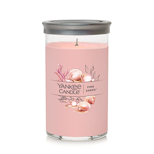 Yankee Candle Pink Sands™ Signature Medium Pillar Candle, 14.25oz