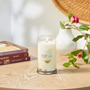 Yankee Candle Clean Cotton Signature Medium Pillar Candle, 14.25oz, White