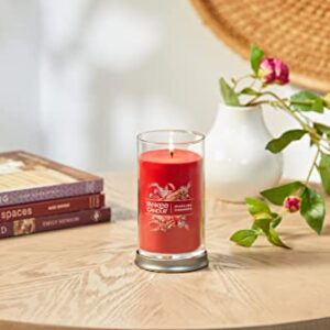 Yankee Candle Sparkling Cinnamon Signature Medium Pillar Candle, 14.25oz